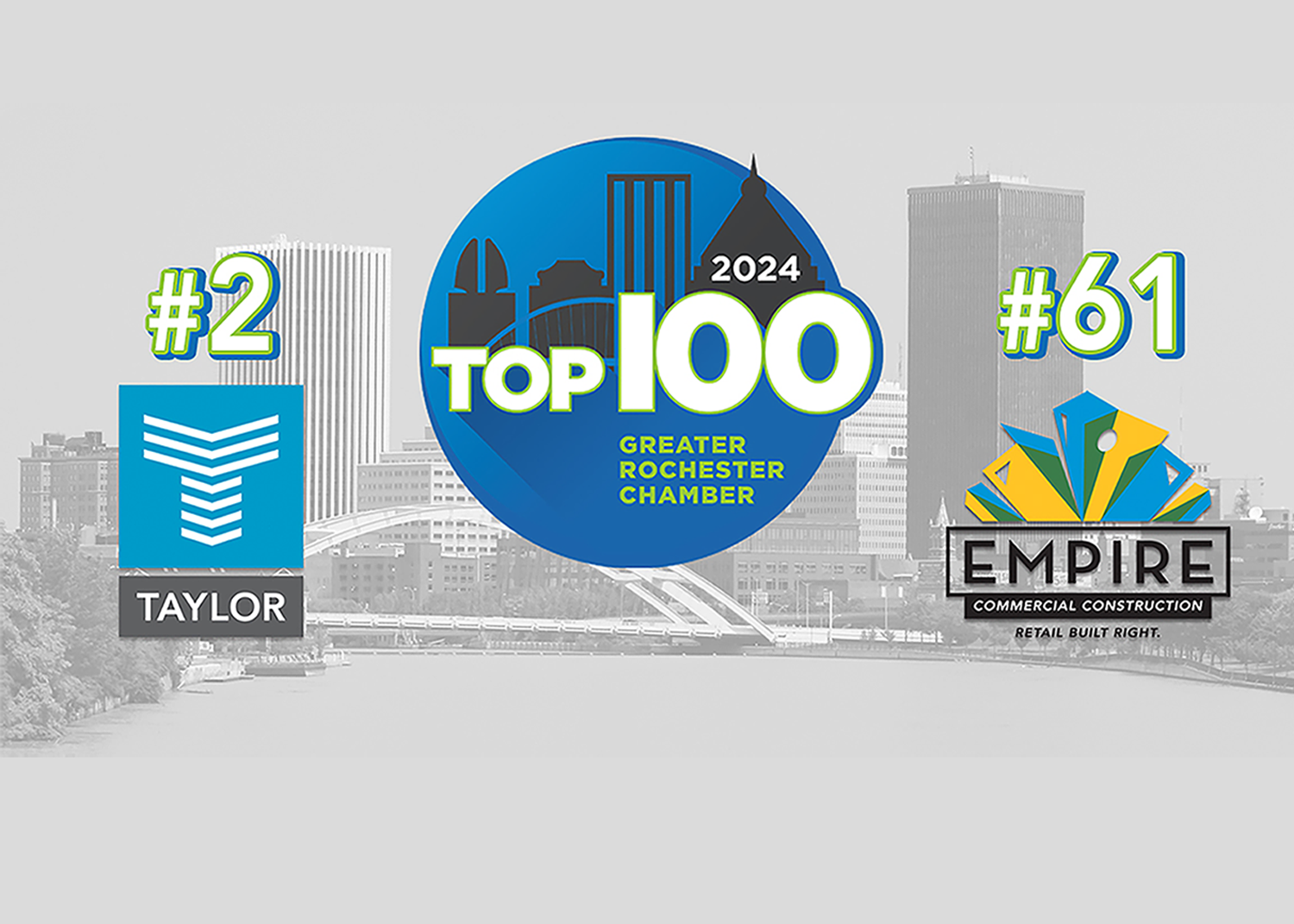 Greater Rochester Chamber Top 100 | Taylor, the Builders